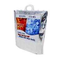 China hot food thermal insulated delivery bags for food Aluminum Foil Thermo Plastic Shopping Bag for sale