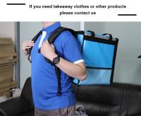 China Acceptable Large Aluminum Foil Cooler Backpack for Supermarket Shopping and Takeaway for sale