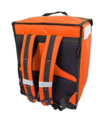 China Insulated Foam and Aluminum Foil Lined Thermal Bag for Pizza Takeaway Delivery Backpack for sale
