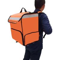 China Insulated Foam and Aluminum Foil Lined Thermal Bag for Pizza Takeaway Delivery Backpack for sale