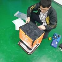 China Thermal Insulate Cooler Bag Orange Drive Backpack Delivery Bag for Cold and Warm Food for sale
