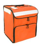 China Logo PLAIN Waterproof Foil Lined Thermal Packaging Delivery Backpack Bag for Hot Food for sale