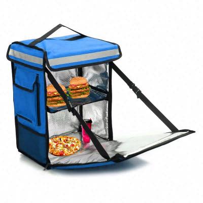 China Geometric Pattern Cooler Backpack Reusable Cup Carrier for Food and Drink Delivery for sale