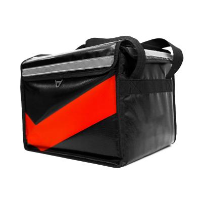 China Blue Waterproof Reusable Aluminium Durable Large Food Delivery Thermal Bag for Delivery for sale