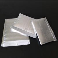 China Cold Food Shipping Insulated Aluminum Foil Cooler Bubble Thermal Bag with Custom Logo for sale