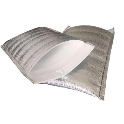China Transport Chilled Food in Insulated Reusable Grocery Bag with Aluminum Foil Cooler Bags for sale