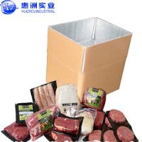 China Insulated Corrugated Carton Box Cold Ice Cream Popsicles Food Packaging Shipping Thermal Insulated Lunch Box for sale