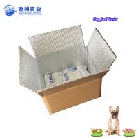 China Food Delivery Package Chill Insulated Corrugated Carton Aluminum Foil EPE Foam Box Huizhou for sale