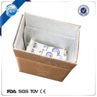 China Food Delivery Package Chill Insulated Corrugated Carton Aluminum Foil EPE Foam Box Huizhou for sale