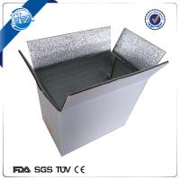 China Food Delivery Package Chill Insulated Corrugated Carton Aluminum Foil EPE Foam Box Huizhou for sale