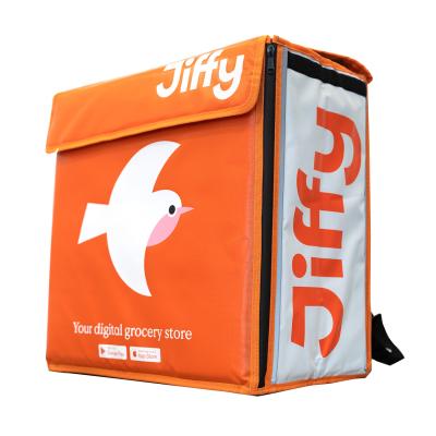 China Hot Pizza Delivery Bag Oxford Lunch Cooler Thermal Insulated Backpack for Food Delivery for sale