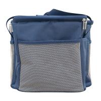 China Lunch Insulated Freezer Shopping Bags 10x10x10inch Non Woven Ice Freezer Insulated Tote Cooler Bag Outdoor Travel for sale