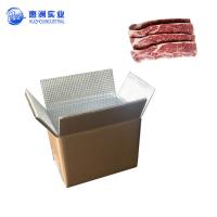 China Aluminum Foil Lined Paper Box For Thermo Delivery Of Cakes Vegetables Fruits Food Thermo Box for sale