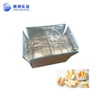 China Aluminum Foil Lined Paper Box For Thermo Delivery Of Cakes Vegetables Fruits Food Thermo Box for sale