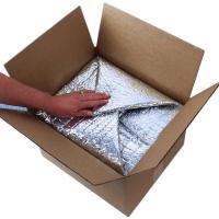 China Logo Food Grade Insulated Foil Bag for Thermal Insulation and Meat Cold Packaging for sale