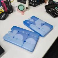 China 1000ml HDPE Gel Freezer Pcm Elements Cool Cooler Ice Pack for Lunch Bag Gel Cooling Box for sale