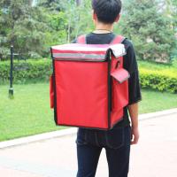 China Hot Cold Delivery Cooler Thermal Bag with Reusable Ice Pack and Customized Logo for sale