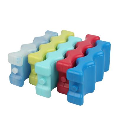 China Long-Lasting HDPE Gel Ice Block Cooling Bricks for Breast Milk Storage Solutions for sale