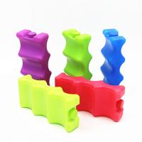 China Long-Lasting HDPE Gel Ice Block Cooling Bricks for Breast Milk Storage Solutions for sale
