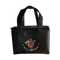 China Cold Food Thermal Bag For Food Delivery Insulation Fabric Cooler Bags For Pizza Package for sale