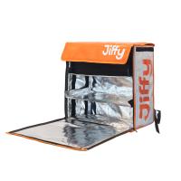 China Custom Commercial Waterproof Thermal Insulated Cooler Bag for Restaurant Food Delivery for sale