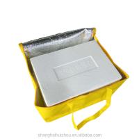 China Insulated Lunch Box Thermal Bag Thermal Tote Cooler Bag Eco Friendly Printing Fabric Thick Pearl Cotton for sale