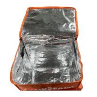 China thermal insulated food bag for delivery Geometric Pattern Large Capacity Cooler Bag Backpack Picnic for sale