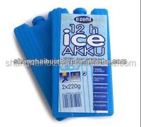 China Plastic Cooling Ice Gel Pack Cold Accumulator Brick for lunch box Freezer BPA Free Inner Material SAP for sale