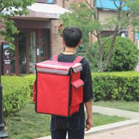 China Catering Food Warmer Insulated Take Out Bags Waterproof Insulated Backpack Box Bag For Fresh Meal Takeaway for sale