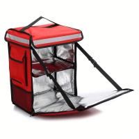 China Catering Food Warmer Insulated Take Out Bags Waterproof Insulated Backpack Box Bag For Fresh Meal Takeaway for sale
