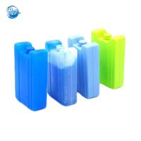 China slim ice brick Plastic Blue Ice Box Freezer Keep Your Food Fresh 500g Personalized Gel Ice Pack for sale