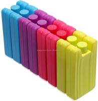 China slim ice brick Plastic Blue Ice Box Freezer Keep Your Food Fresh 500g Personalized Gel Ice Pack for sale