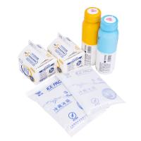 China Food Grade Disposable Dry Ice Packs Cold Chain Solution 13x8cm Cold Gel Pack For Eyes Legs Knee for sale