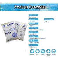 China Reusable No Sweat Cold Gel Ice Cooler Packs Box For Food Meat Urea Inner Material for sale