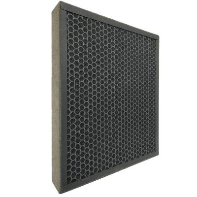China PP Plastic Honeycomb Hepa Filter With Activated Carbon For TVOC Benzene for sale
