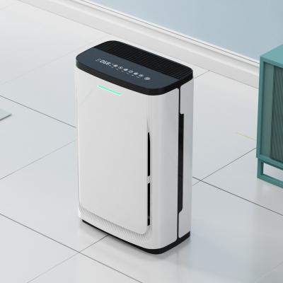 China White Digital Display Hepa UV Air Purifier 95W With Nanocrystal Filter for sale