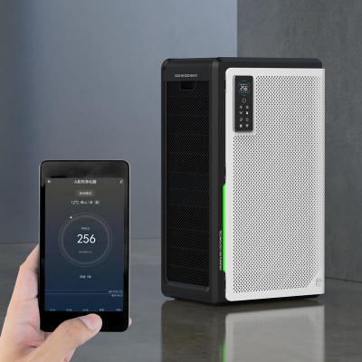 China DC Motor Smart Air Purifier , UV Light Air Humidifier Hepa Filter 240W for sale
