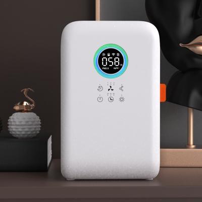 China Desktop Hepa Filter Mini Air Purifier Child Lock Humidification DC Motor for sale