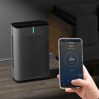 China ABS Plastic Air Purifier Sanitizer , Bedroom Air Purifier For Dust With Interlock for sale