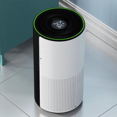 China Ivory White H13 Hepa Filter Air Purifier , Negative Ion UV Home Air Purifier for sale