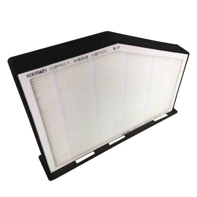 China Extended Surface High Flow Air Filter , Hepa Filters For Home 99.99 Efficiency for sale