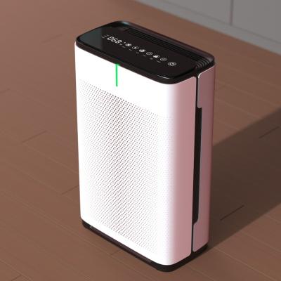 China Plastic Hepa Filter Air Purifier Home Appliances Plasma Bedroom UV Lamp for sale