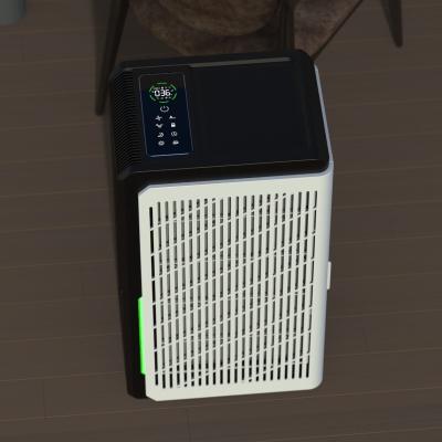 China Living Room 240W Hepa Filter Wall Mounted Air Purifier With Humidification for sale