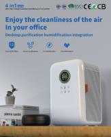 China CE CB Small Size Room Air Purifier With Humidifer And UV Sterilizer 11W for sale