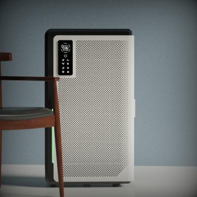 China Water Tank Humidifier Hepa UV Home Air Purifier For Big Area Dust 240W for sale