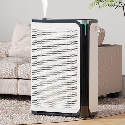 China Humidity Sensor Room Air Purifier Tuya WiFi Control With Spray Humidifier for sale