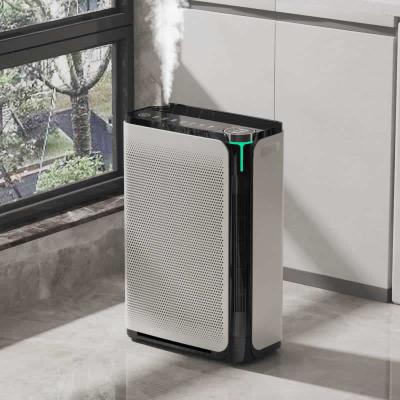 China Himidity Sensor Home Air Purifiers With Spray Humidifier Tuya WiFi Control for sale