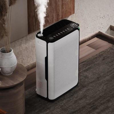 China Hepa Filter UV Light WiFi Air Purifier Wheels Move Home Humidification for sale