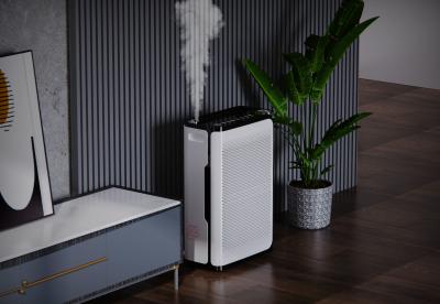 China 25-50 DB Home Hepa Filter Air Purifier With UV Lamp Spray Humidification FCC for sale