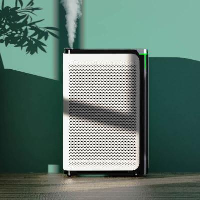 China Wheels Remote Room Appliances Hepa Filter Air Purifier With WiFi ETL for sale